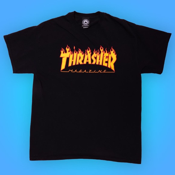 Thrasher | Shirts | Thrasher Magazine Logo Large Tshirt | Poshmark
